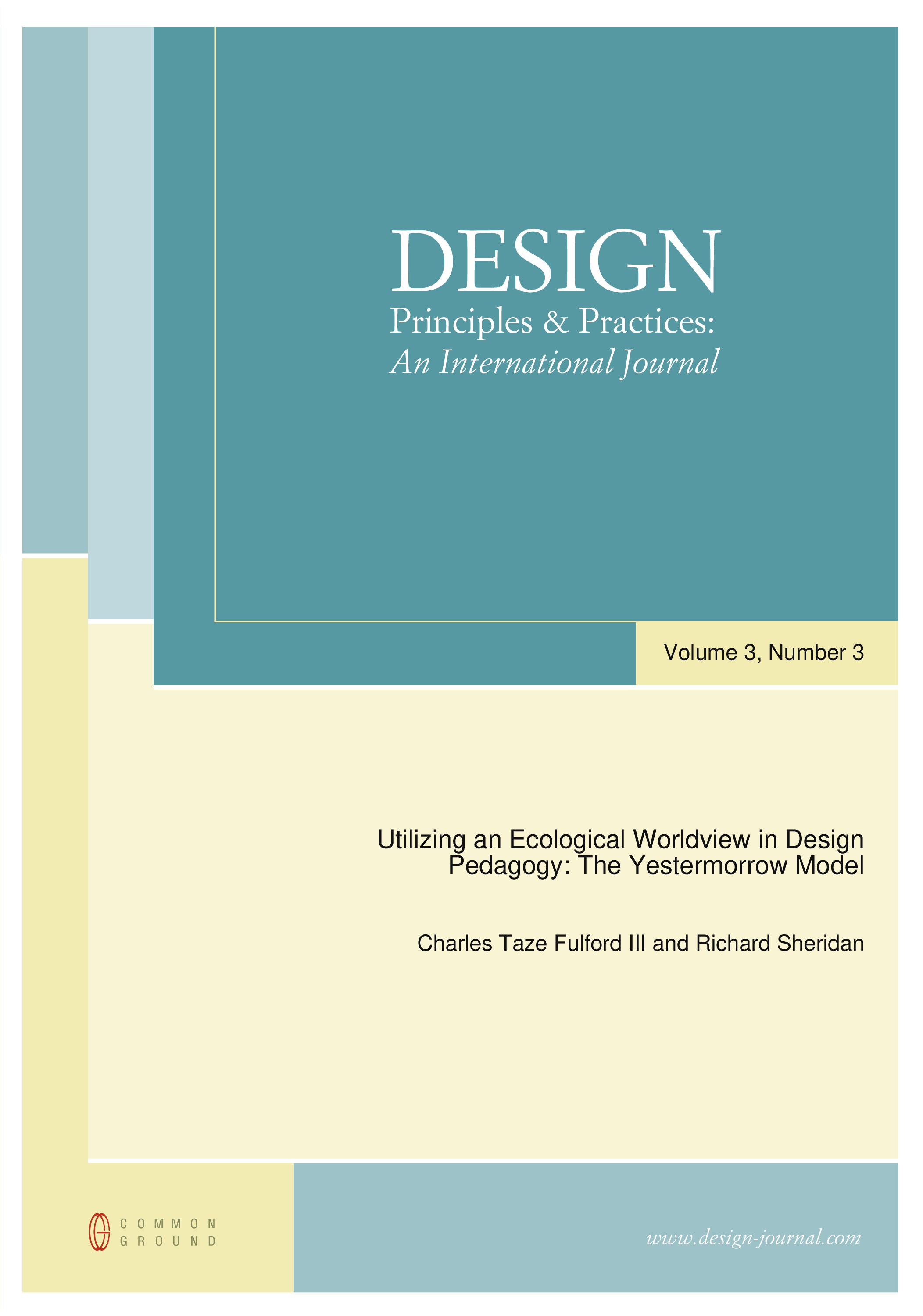 Utilizing an Ecological Worldview in Design Pedagogy - Article - CGScholar