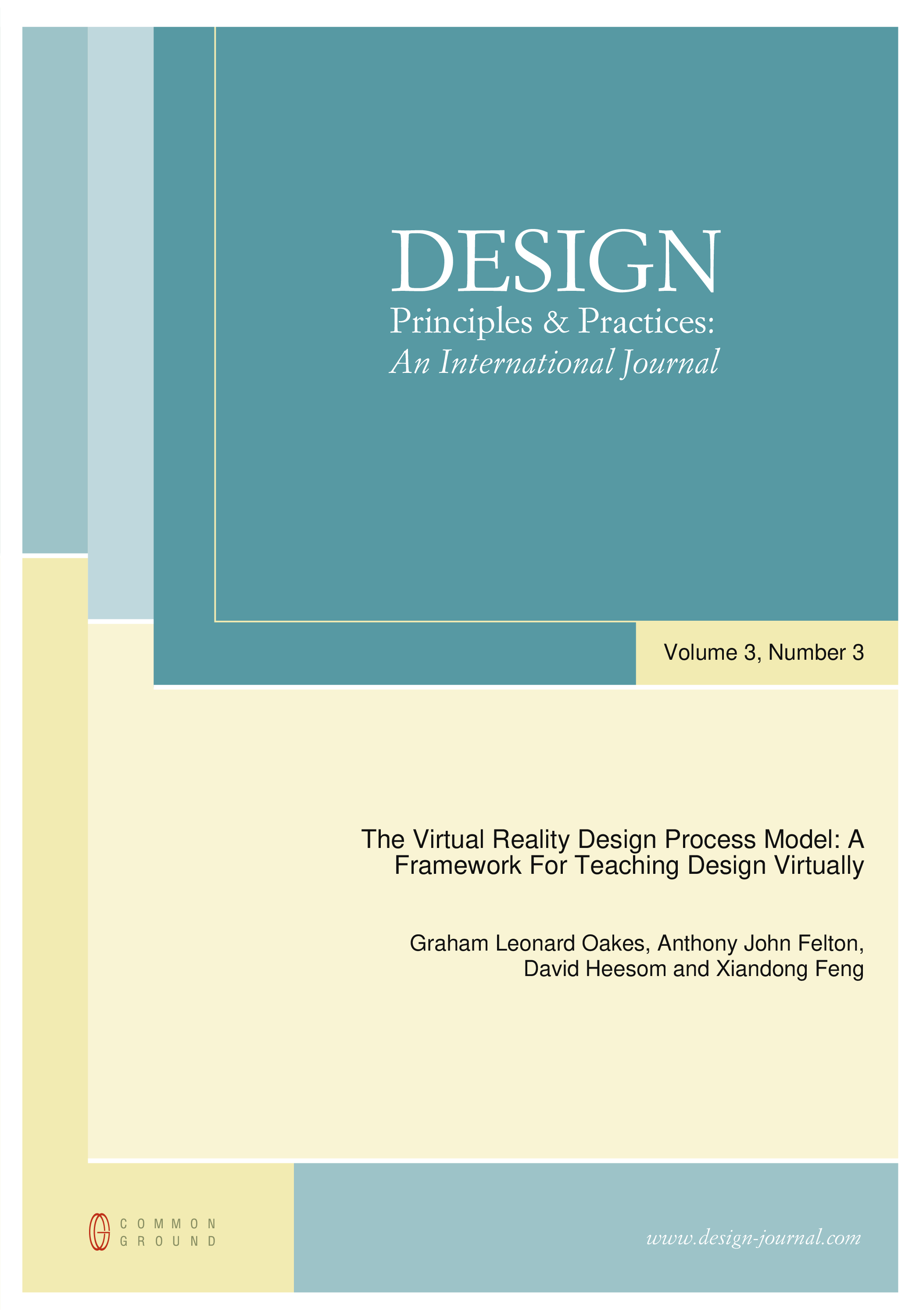 The Virtual Reality Design Process Model - Article - CGScholar
