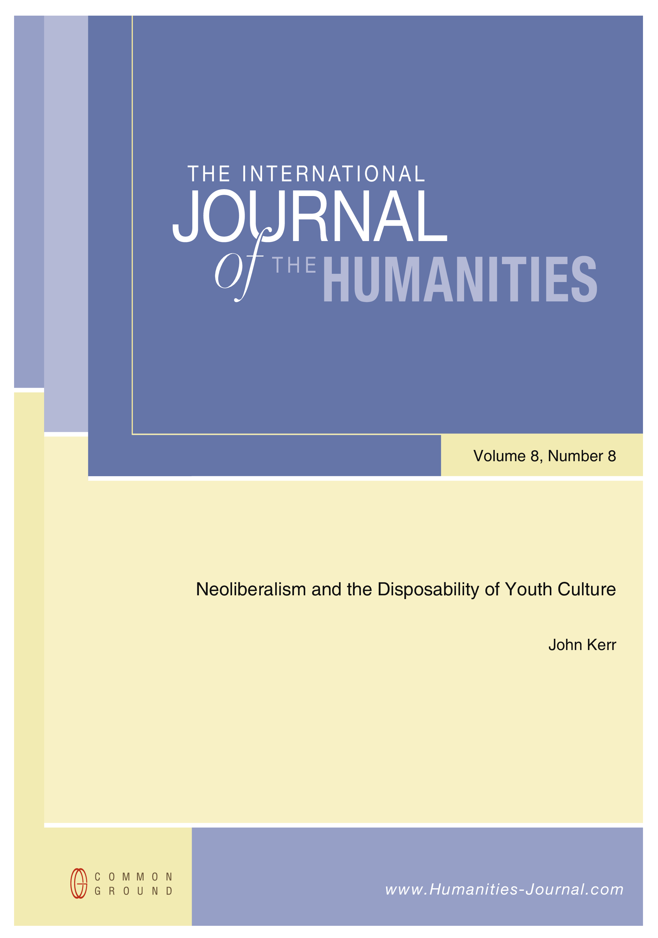 Neoliberalism and the Disposability of Youth Culture - Article - CGScholar