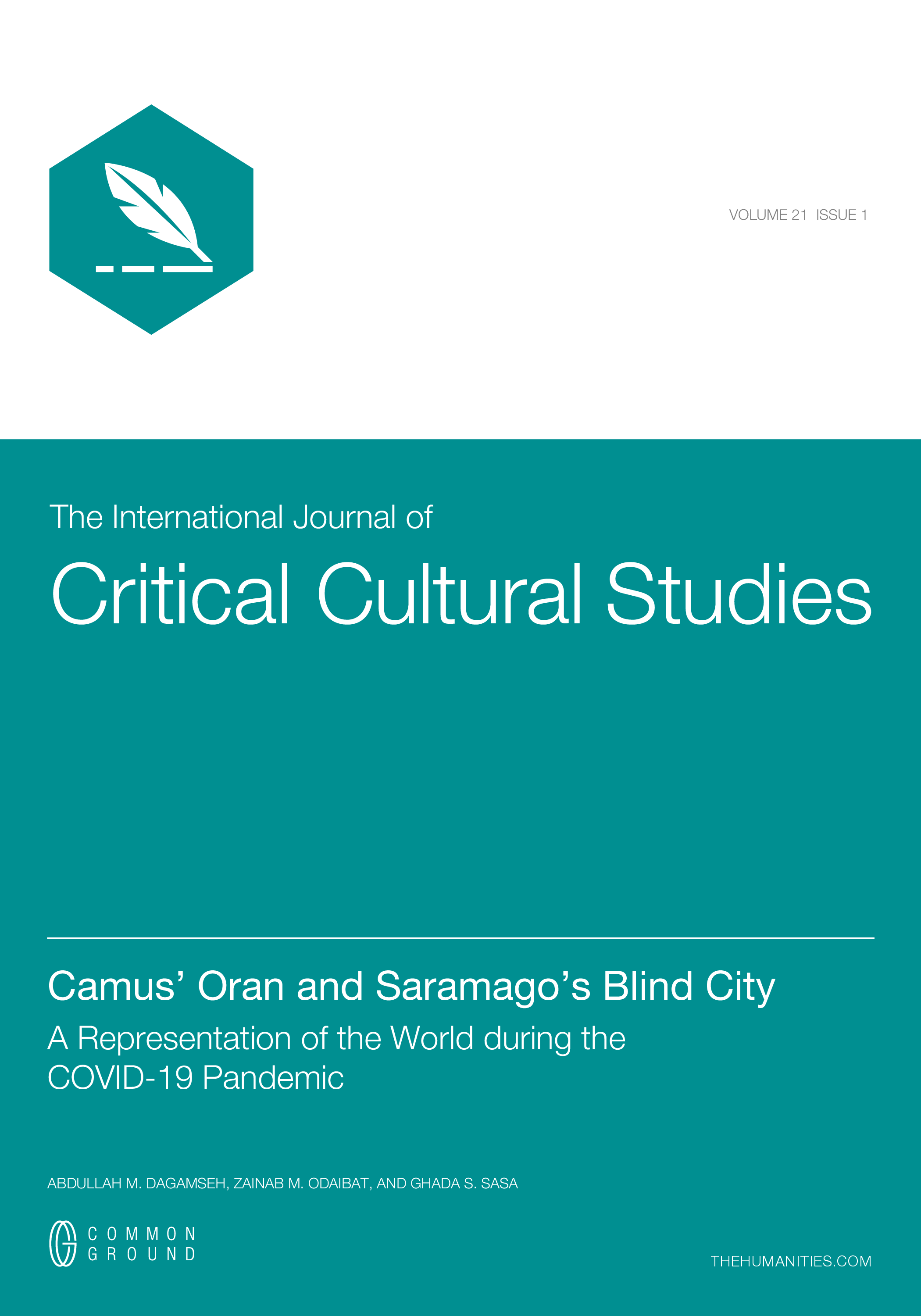 Camus’ Oran and Saramago’s Blind City - Article - CGScholar
