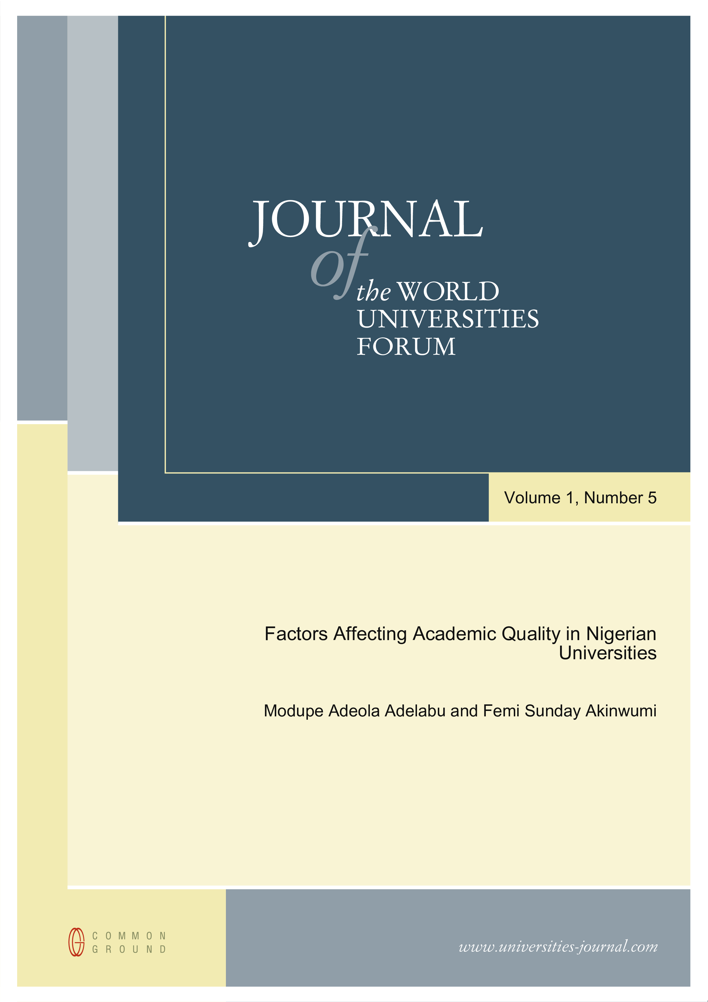Factors Affecting Academic Quality in Nigerian Universities - Article ...